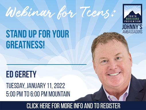 Tuesday, January 11, 2022 Webinar for Teens • Johnny's Ambassadors
